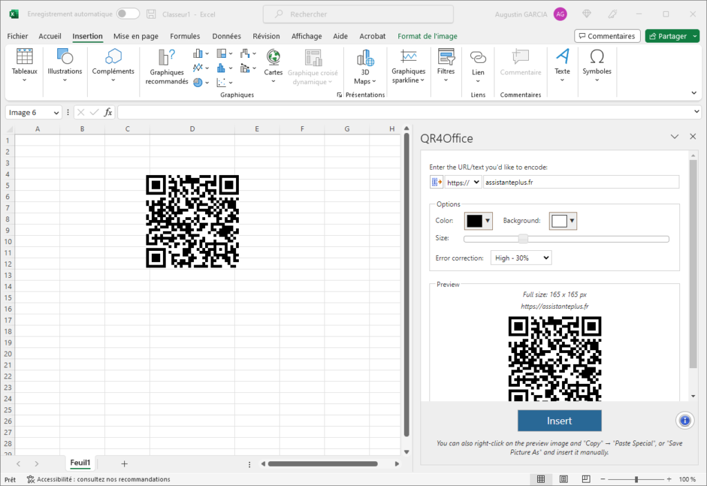 Comment créer un QR code avec Excel ? - Assistant(e) Plus